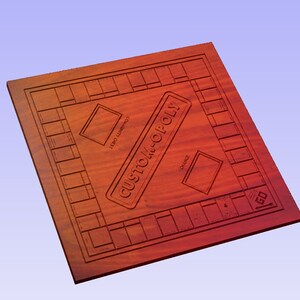 Custom-opoly Create Your Own Monopoly Board Digital Download Cut File ...