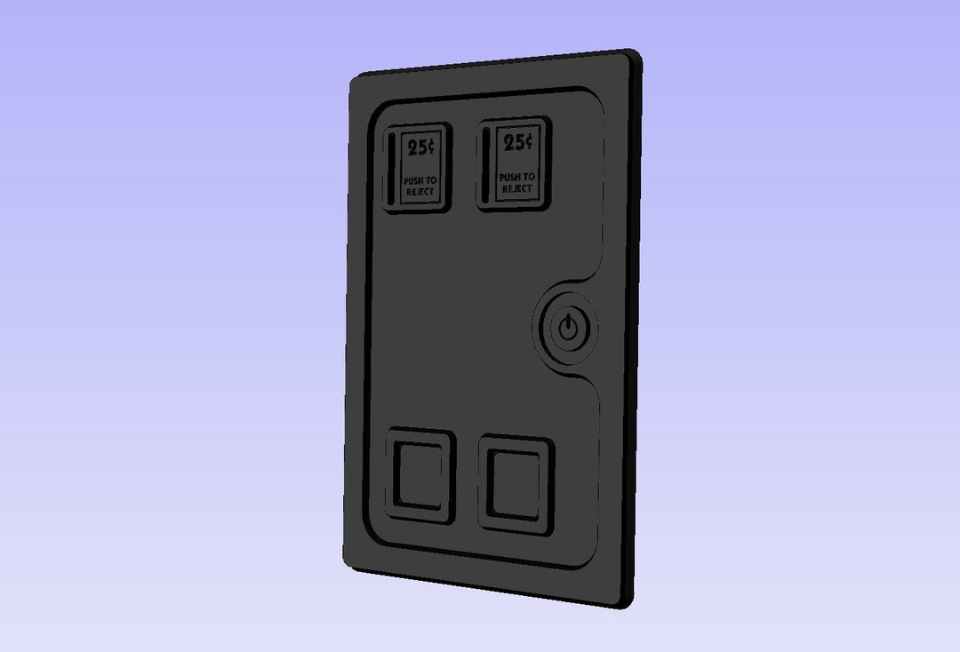 Faux Coin Door-digital Download Cut File Vectric-glowforge-crv3d-svg ...