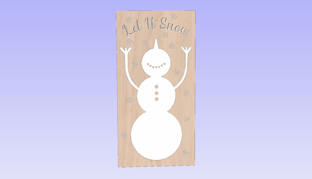 Snowman, Christmas , Let It Snow, Welcome Sign, Door Leaner Sign ...