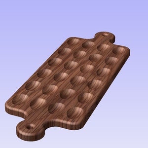 24 Egg Devilled Egg Tray-platter- CNC Files for Wood, VECTRIC CRV3D ...