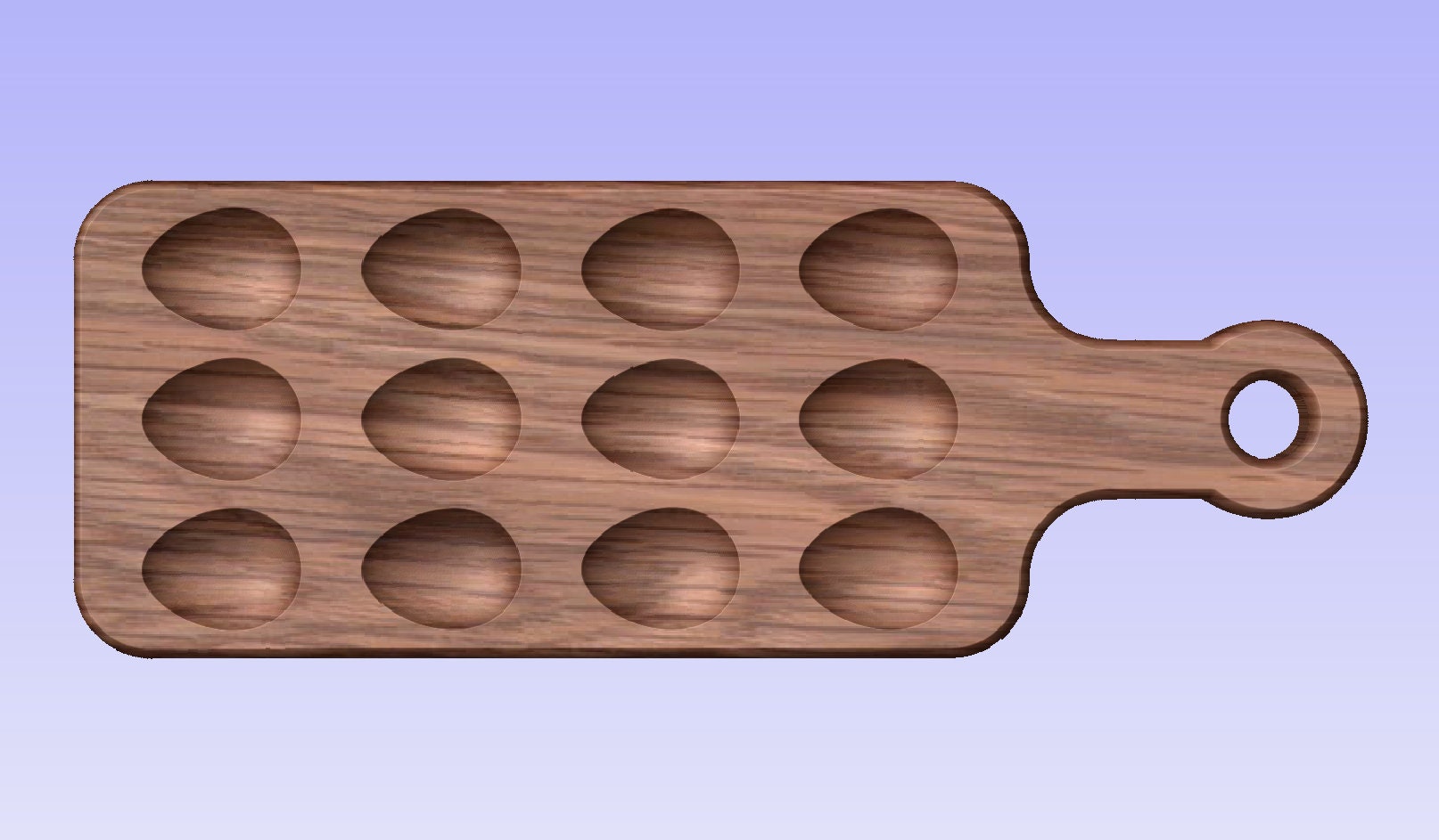 12 Egg Devilled Egg Tray-platter- CNC Files for Wood, STL File + Bonus ...
