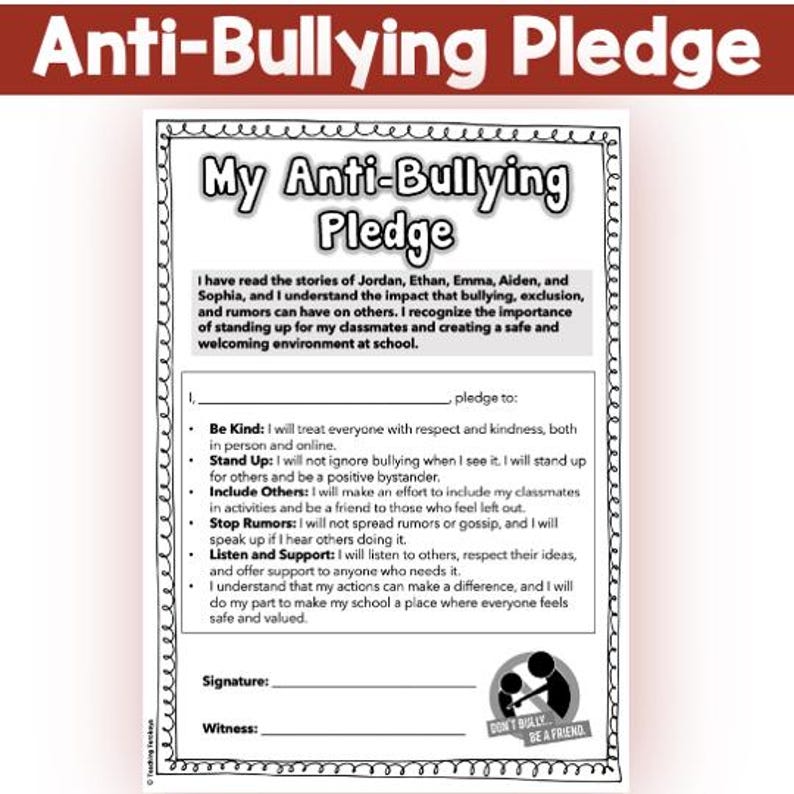 Interactive Anti-bullying Prevention Toolkit: Pledge Program for ...