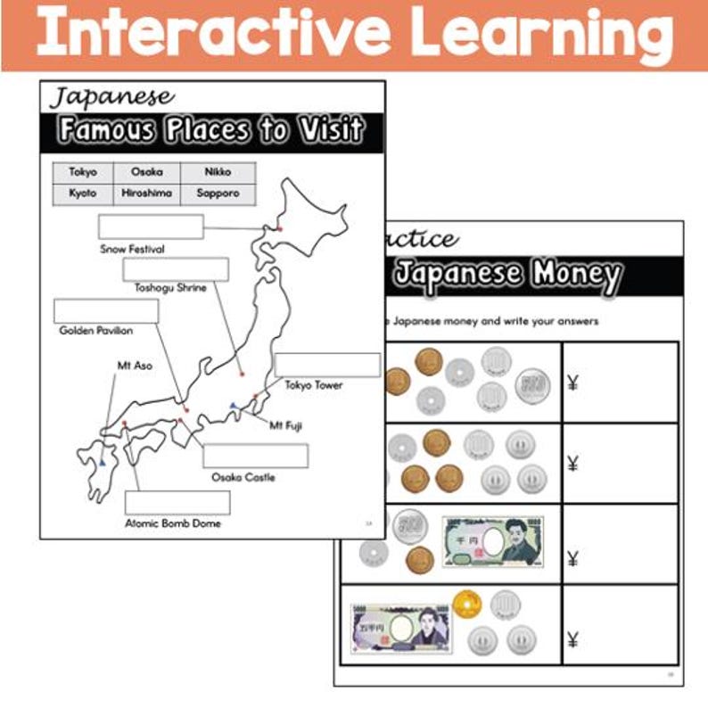 Discover Japan: Kids' Interactive Travel Journal - Etsy