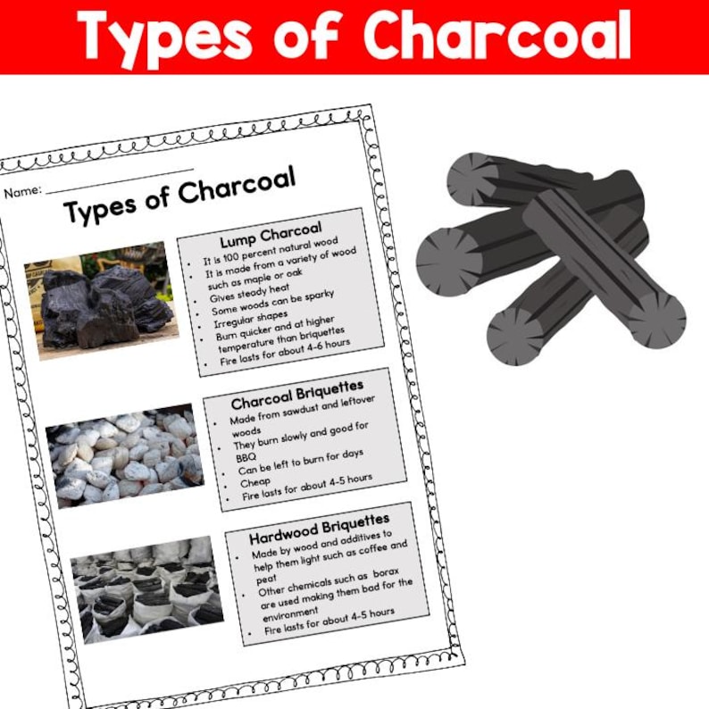 Types of Charcoal and How Are They Made? - Etsy