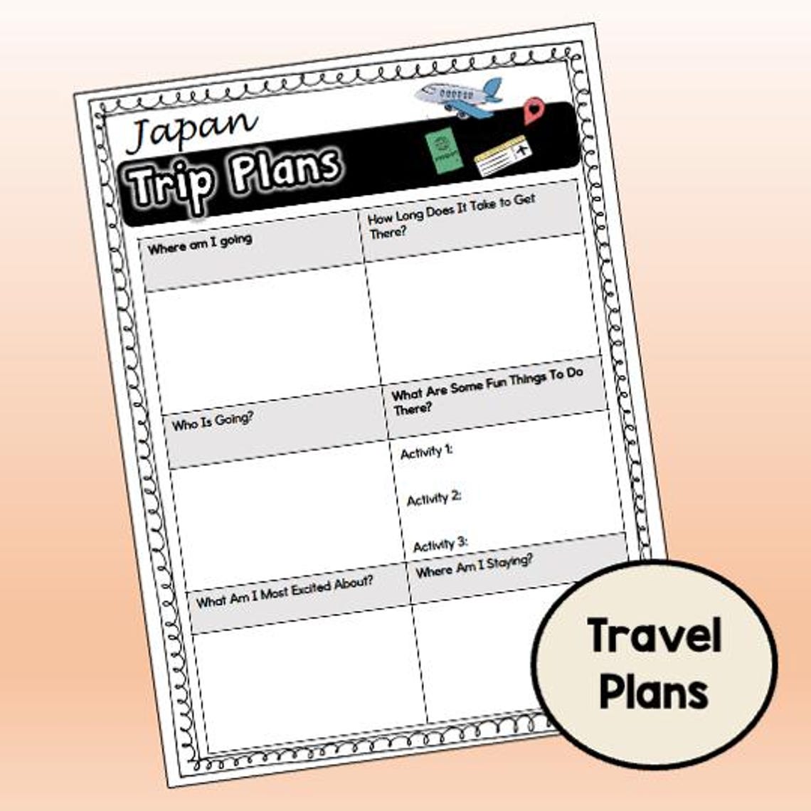Discover Japan: Kids' Interactive Travel Journal - Etsy