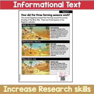 Ancient Egypt River Nile- Information Text and STEM Projects - Etsy