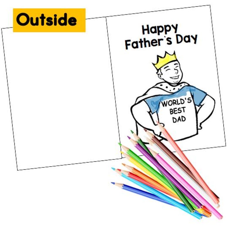 World’s Best Dad: Printable Father’s Day Card - Etsy