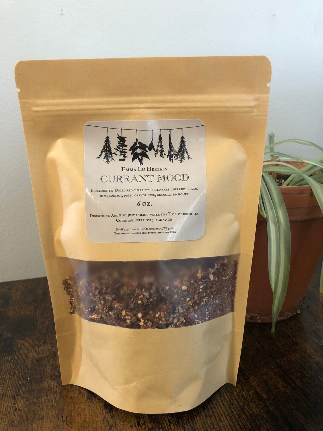 Currant Mood Herbal Tea - Etsy