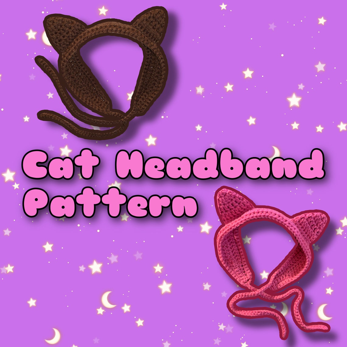 Cat Headband Pattern Only with Pictures - Etsy