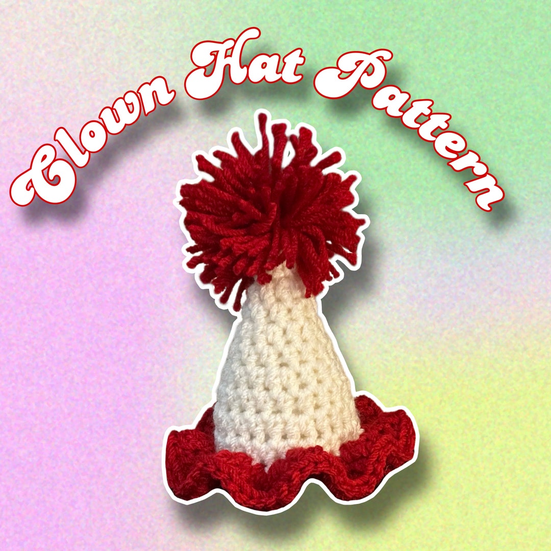 Clown Hat Pattern W/ Pictures - Etsy