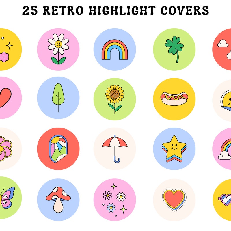 Cute Instagram Icons - Etsy