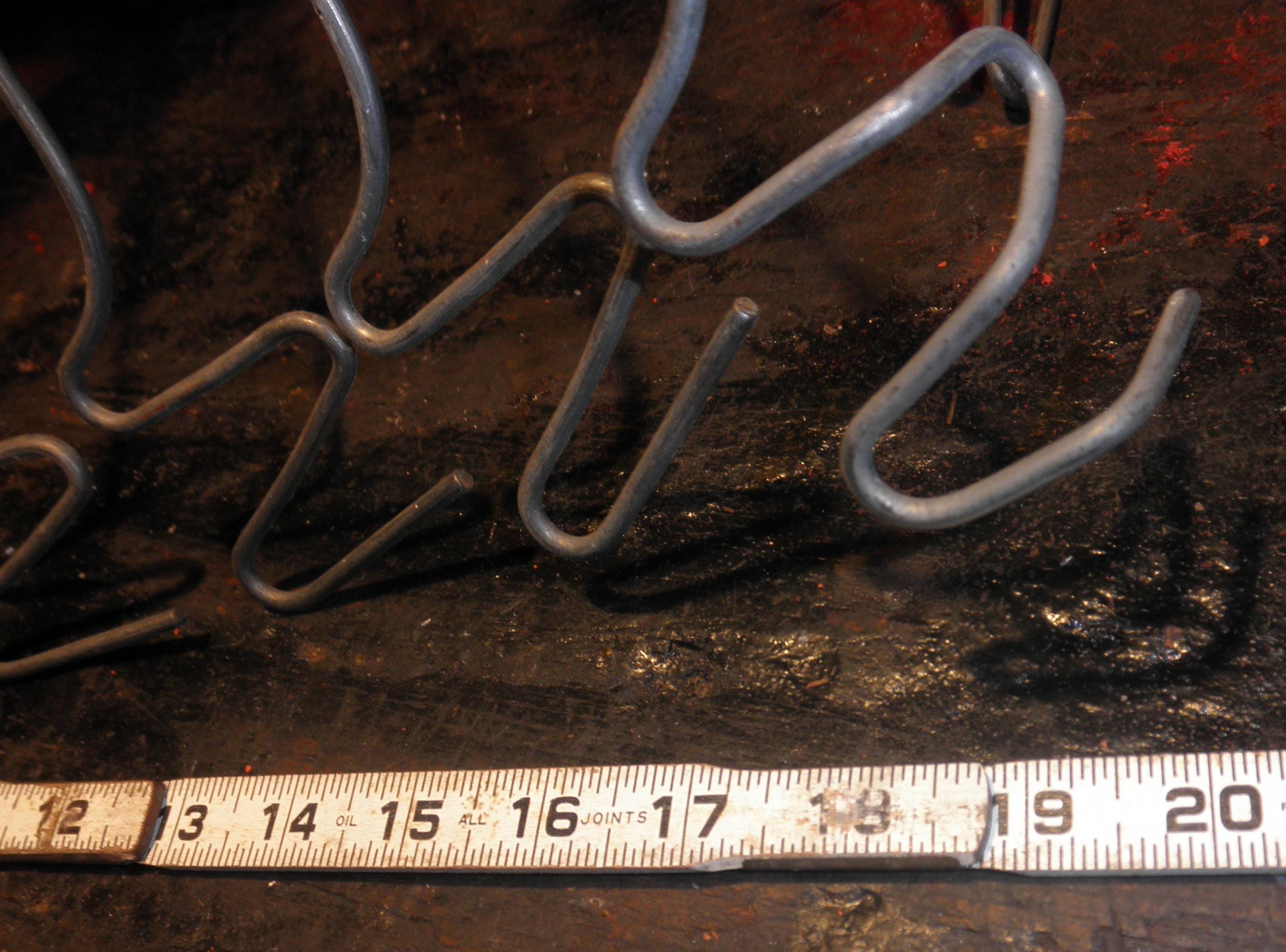 Vintage Neuman Chimney Flue Cleaner RECTANGLE Sweep Metal USA Cottage ...