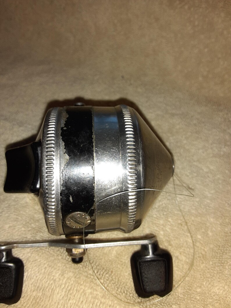 Zebco Spinner Model 33 USA Metal Spin Cast Fishing Reel - Etsy