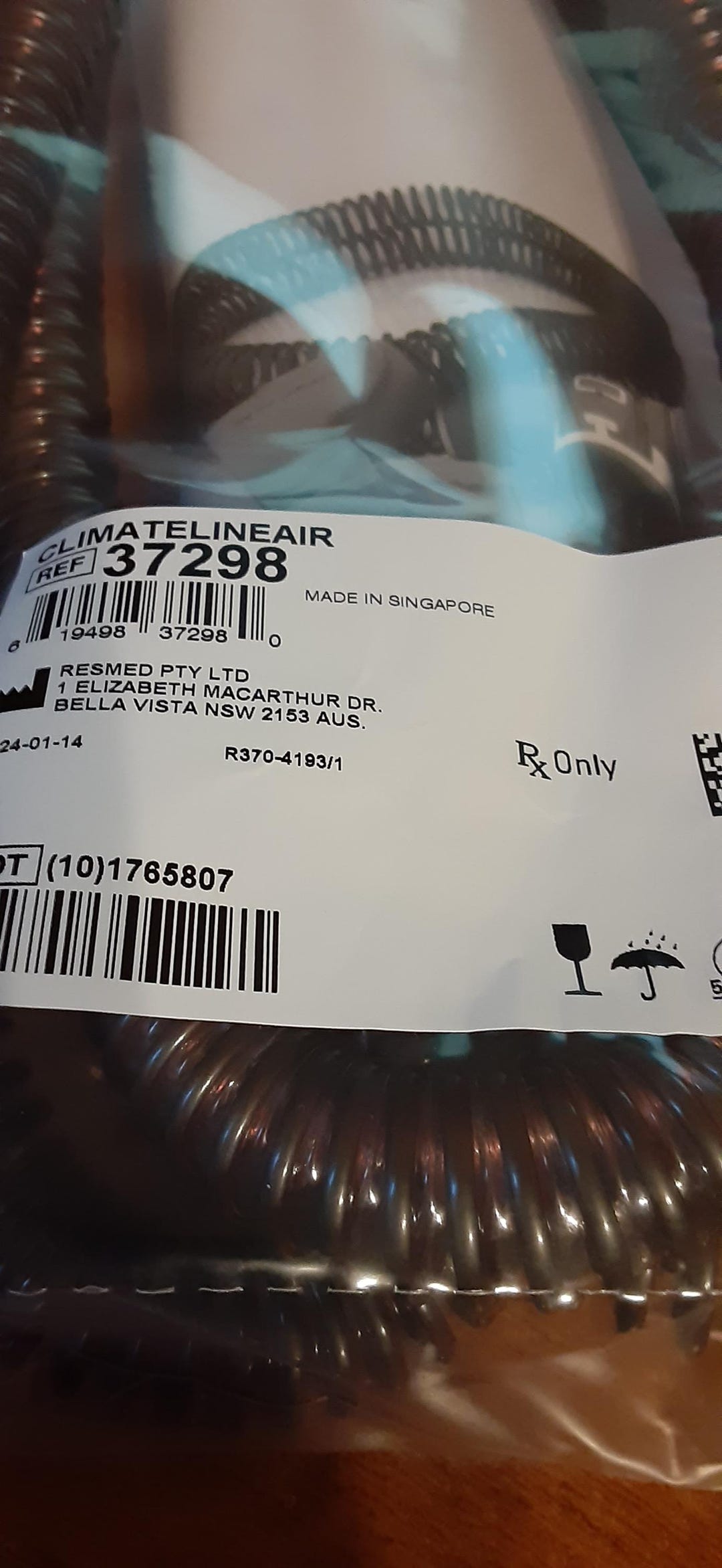 1 Res Med Climate Line Air 37298 Tube Hose/new in Pack - Etsy