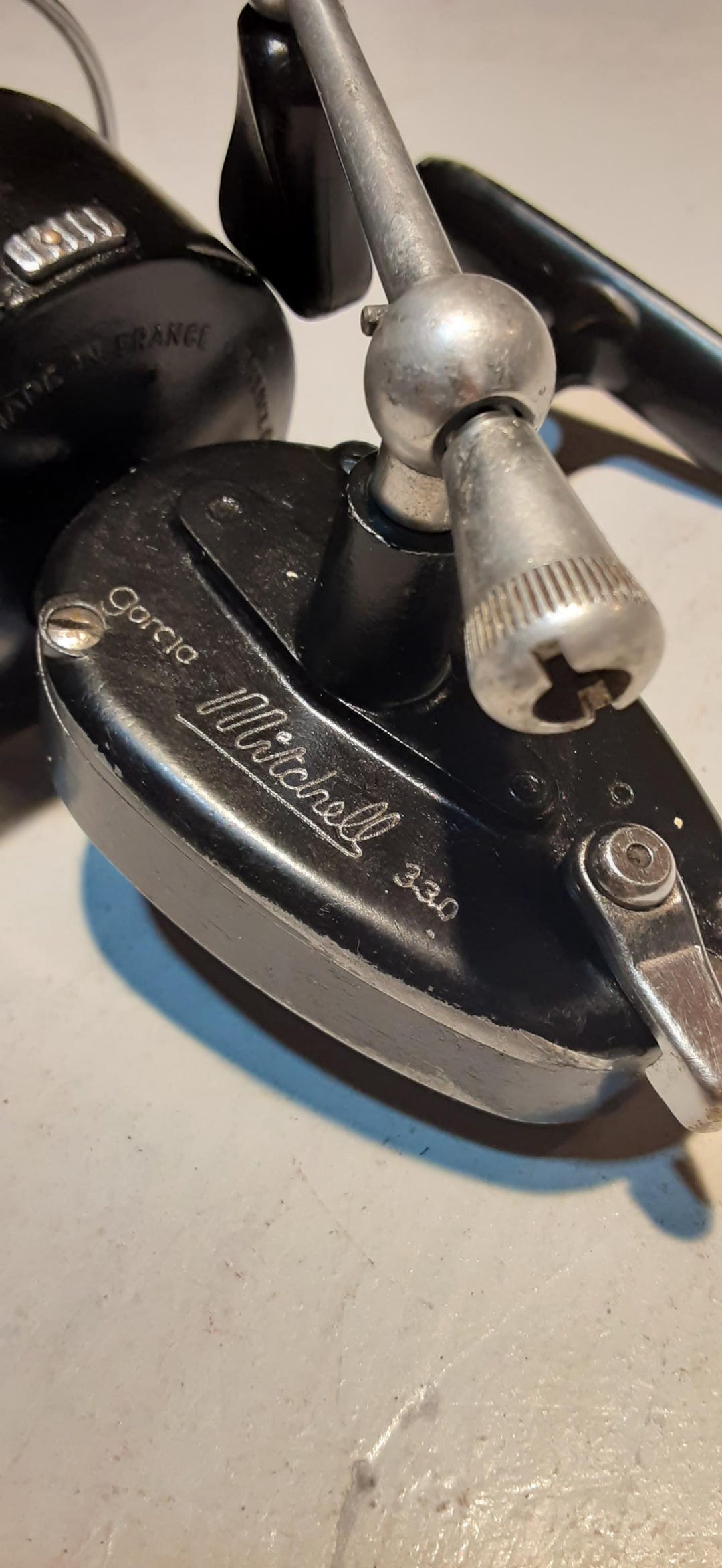 Garcia Mitchell 330 Auto Bail France Spinning Fishing Reel/vintage ...
