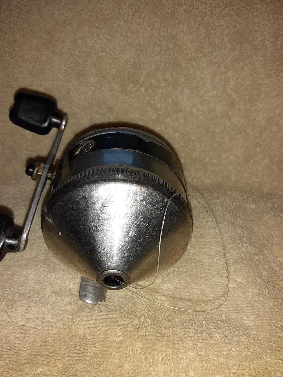 Zebco Spinner Model 33 USA Metal Spin Cast Fishing Reel - Etsy