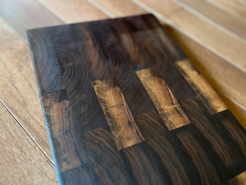 Walnut End Grain Cutting Board - Etsy