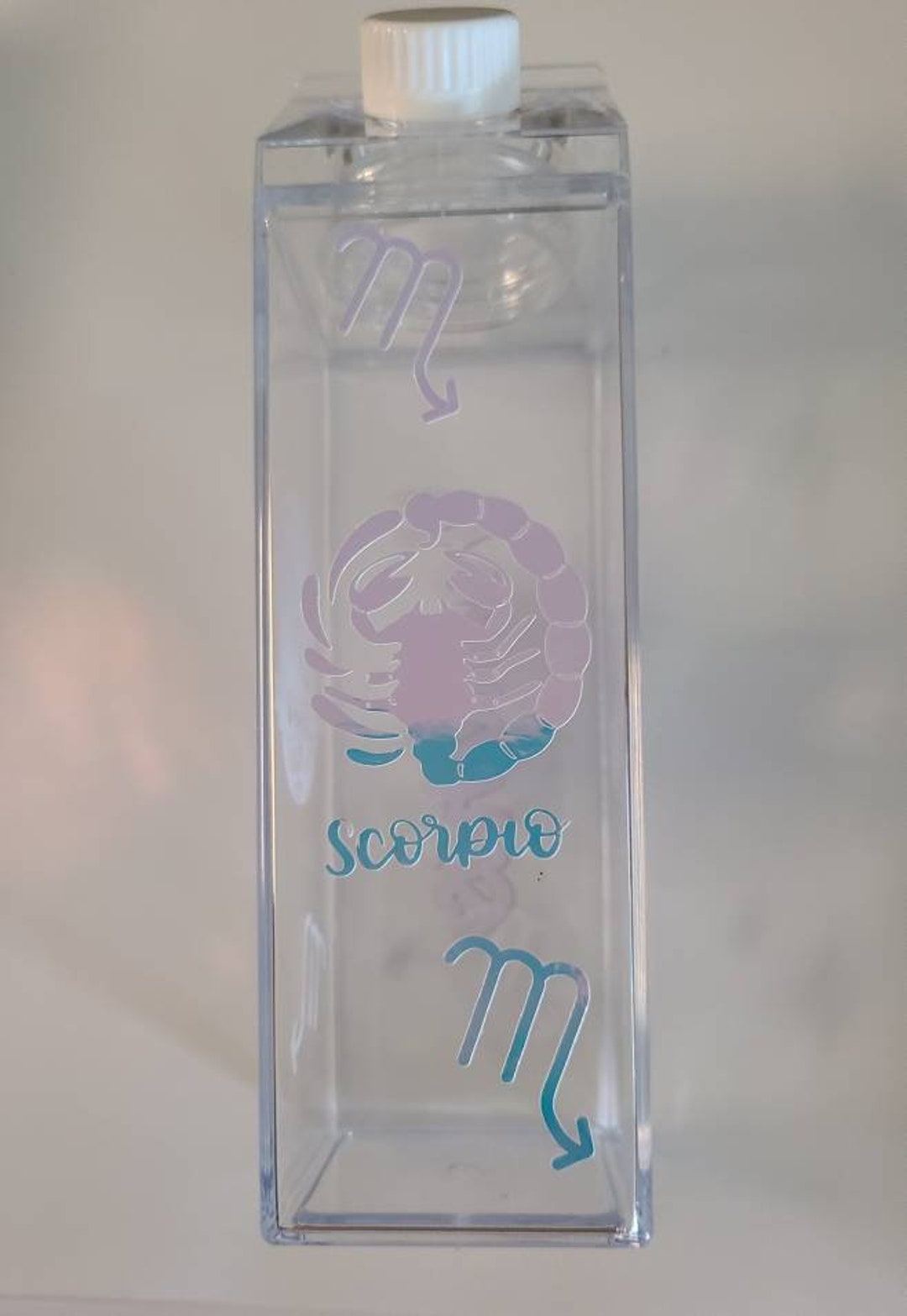 Zodiac Milk Carton Bottle | Zodiac Sign Water Bottle | Astrology Water ...
