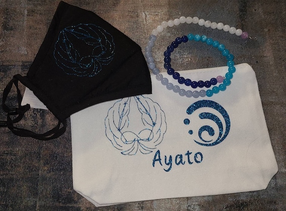 Ayato Kamisato Face Mask Genshin Impact Mask Genshin | Etsy