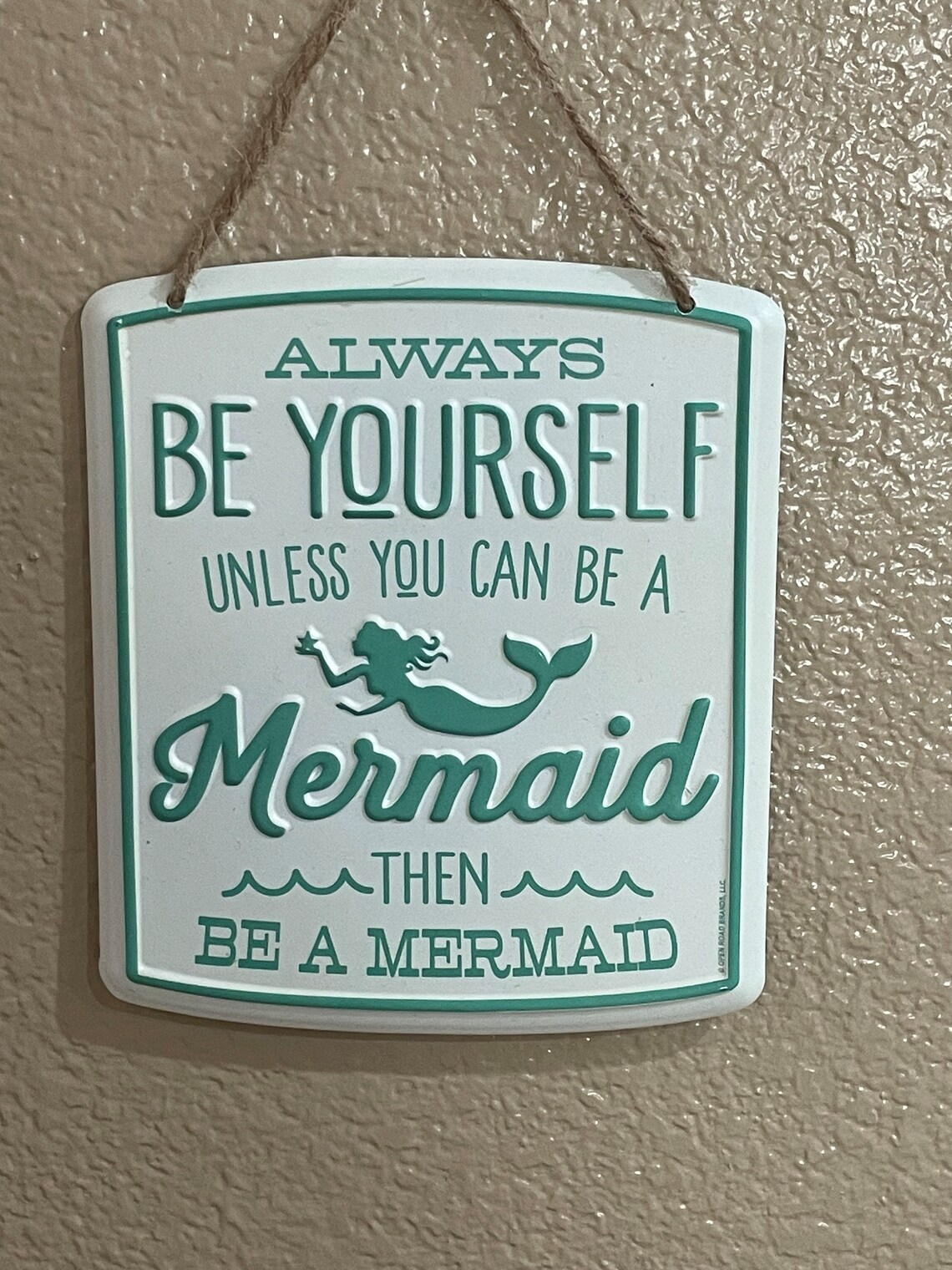 Metal Mermaid Sign, Ocean Designs, Beach House Decor, Be a Mermaid! - Etsy