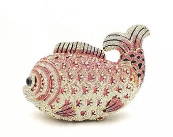 Crystal Coy Fish Bag - Etsy