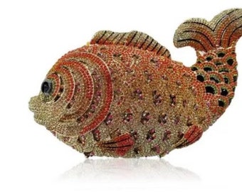 Crystal Coy Fish Bag - Etsy