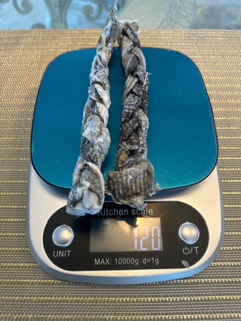 COD Skin Dog Chews - Dried Cod Chews - Pet Chews - Dehydrated Cod Dog ...