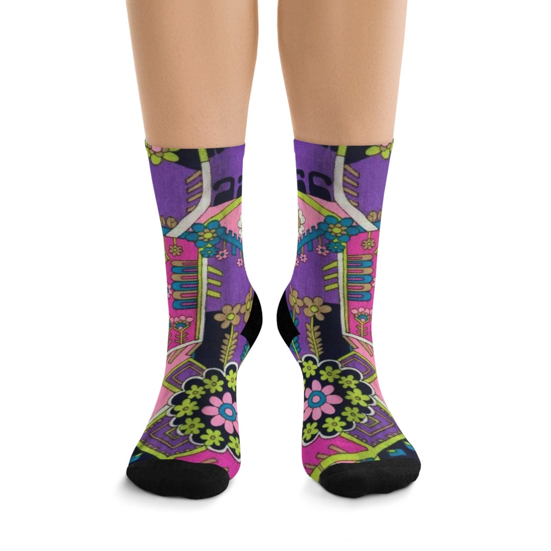 MEMORIES Recycled Materials Socks - Etsy