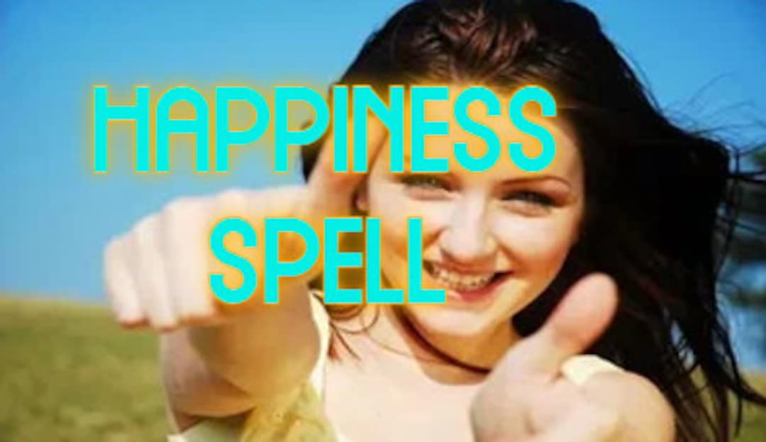 ULTIMATE HAPPINESS SPELL Improve Positivity, Luck, Smile, Laugh, Happy ...