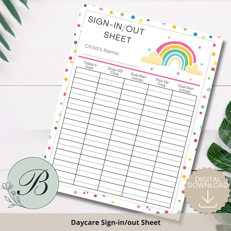 Pick up Log Sheet Template - Etsy