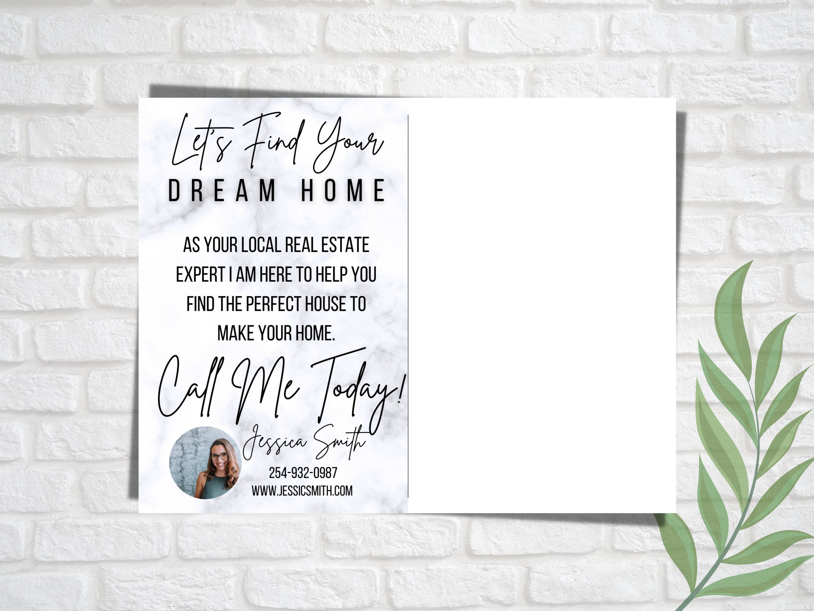 Realtor Postcard Template: Stop Renting Marketing (canva) - Etsy