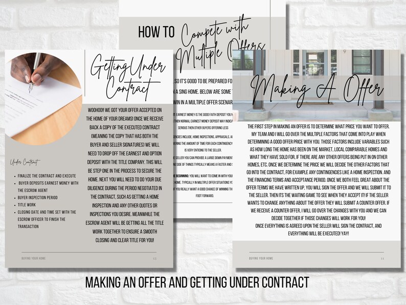 Real Estate Home Buyer Guide Realtor Marketing Realtor Canva Template ...