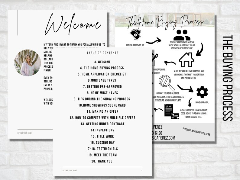 Real Estate Home Buyer Guide Realtor Marketing Realtor Canva Template ...