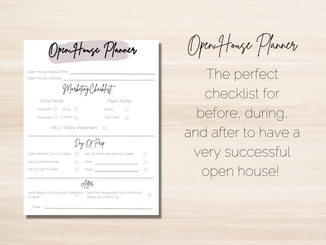 Open House Kit | Everything You Need for the ULTIMATE Open House | Real ...