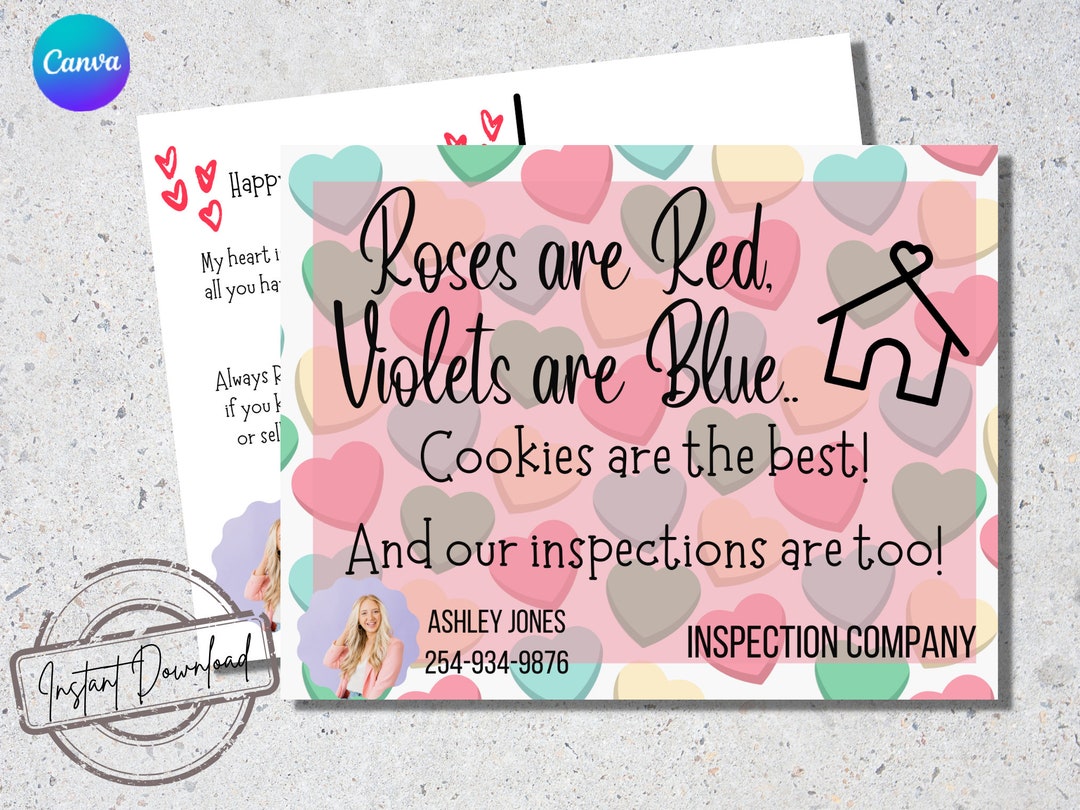 Inspector Valentine's Real Estate Post Card | Real Estate Inspector ...