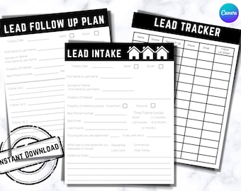 Real Estate Tracker - Etsy