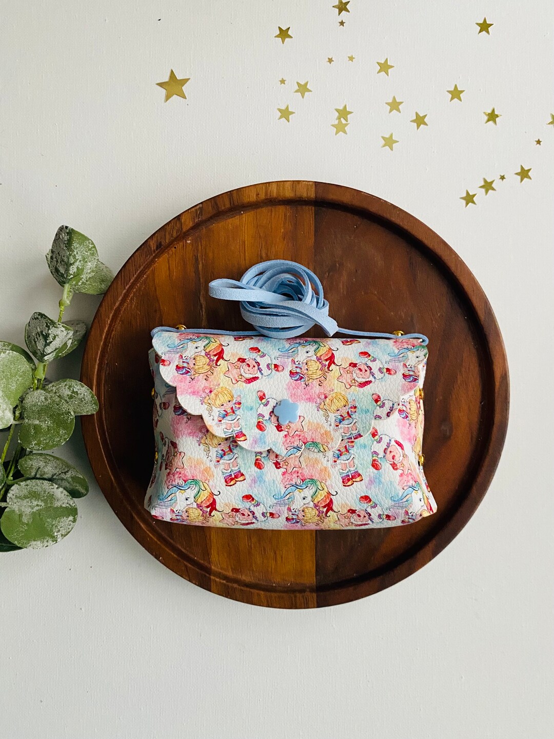 Bear Crossbody| Retro Cartoon Character Purse| | Kids Dress Up| Rainbow ...