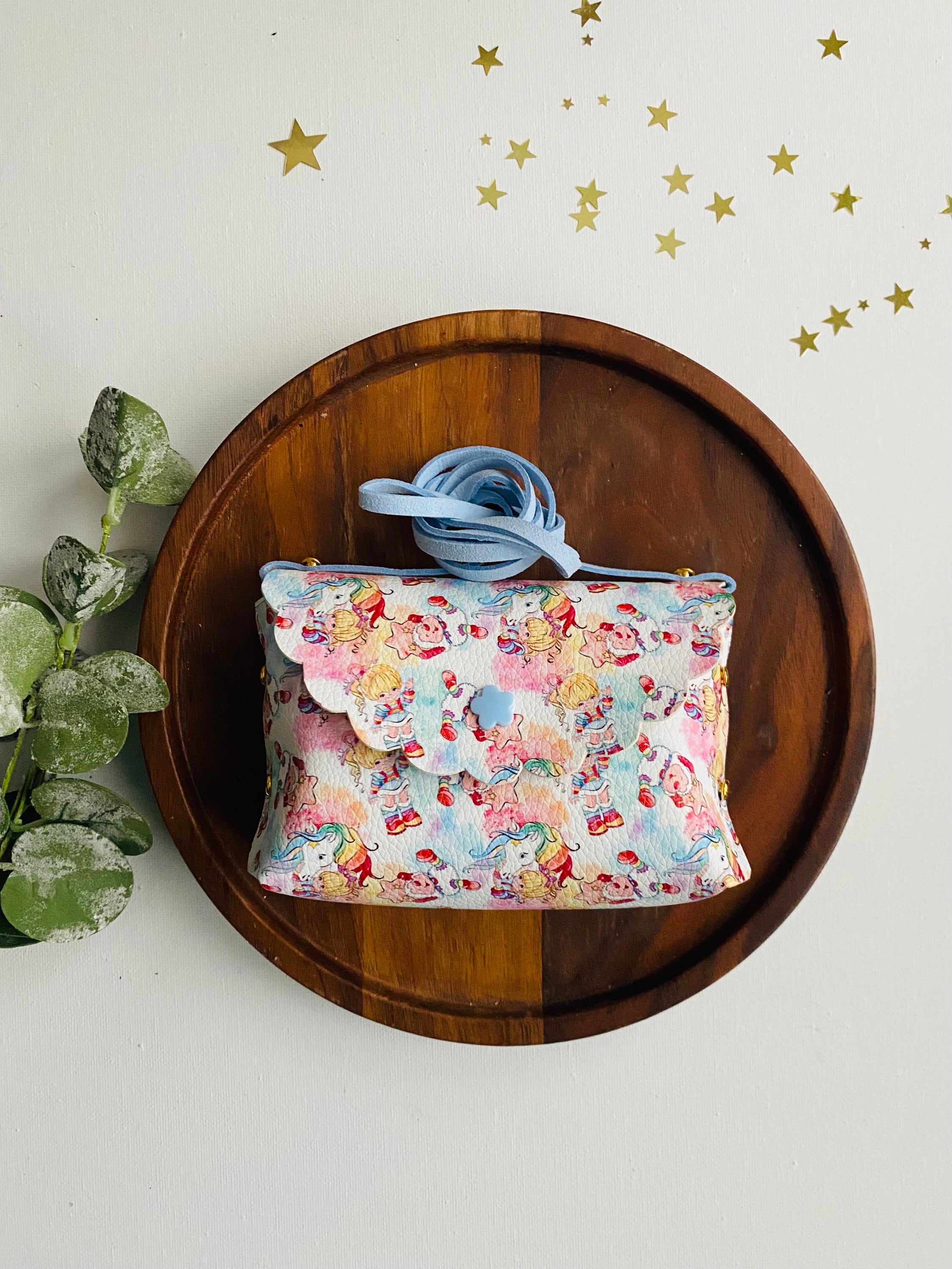 Bear Crossbody Retro Cartoon Character Purse Kids Dress Up Rainbow Bag ...