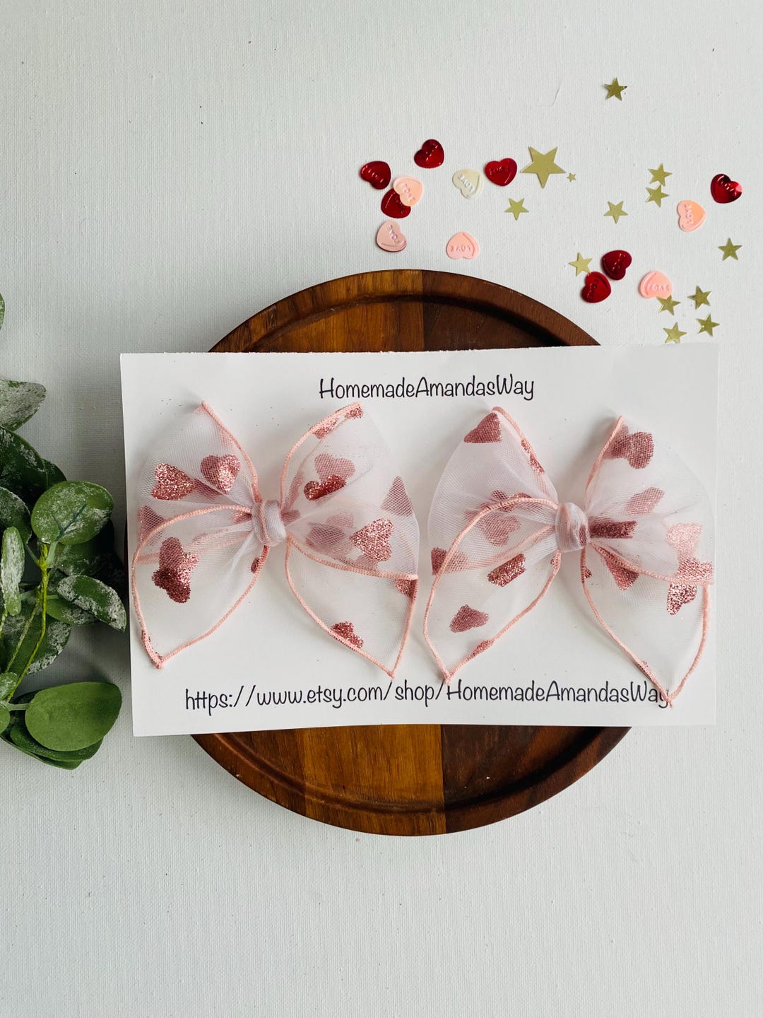 Valentine’s Day Heart Fable| Tulle Fable| Glitter Heart Tulle| Mindi ...