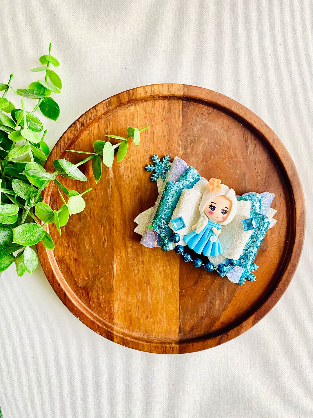 Frozen Bow Elsa Bow Icy Sisters Theme Park Bow Toddler - Etsy