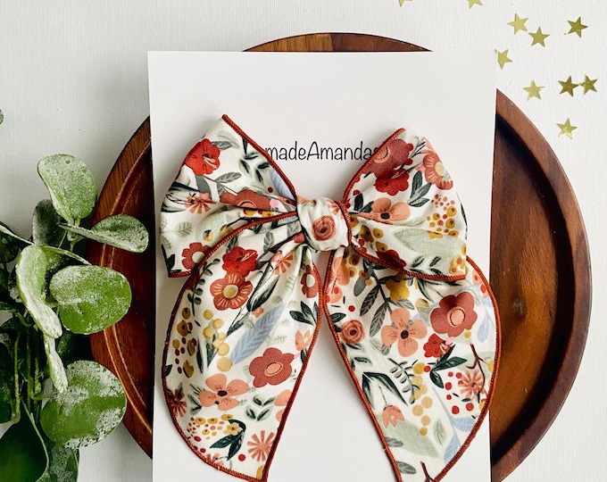 Fall Floral Fable, Fable Bows, Sailor Bows, Fall Bow, Big Bows ...
