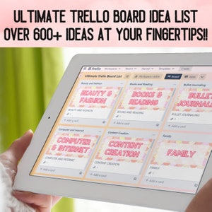 Ultimate Trello Board Ideas List Template Trello Board Template Trello ...