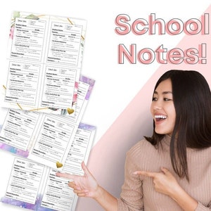 Printable School Notes School Notes Notes for Teacher Student Note ...