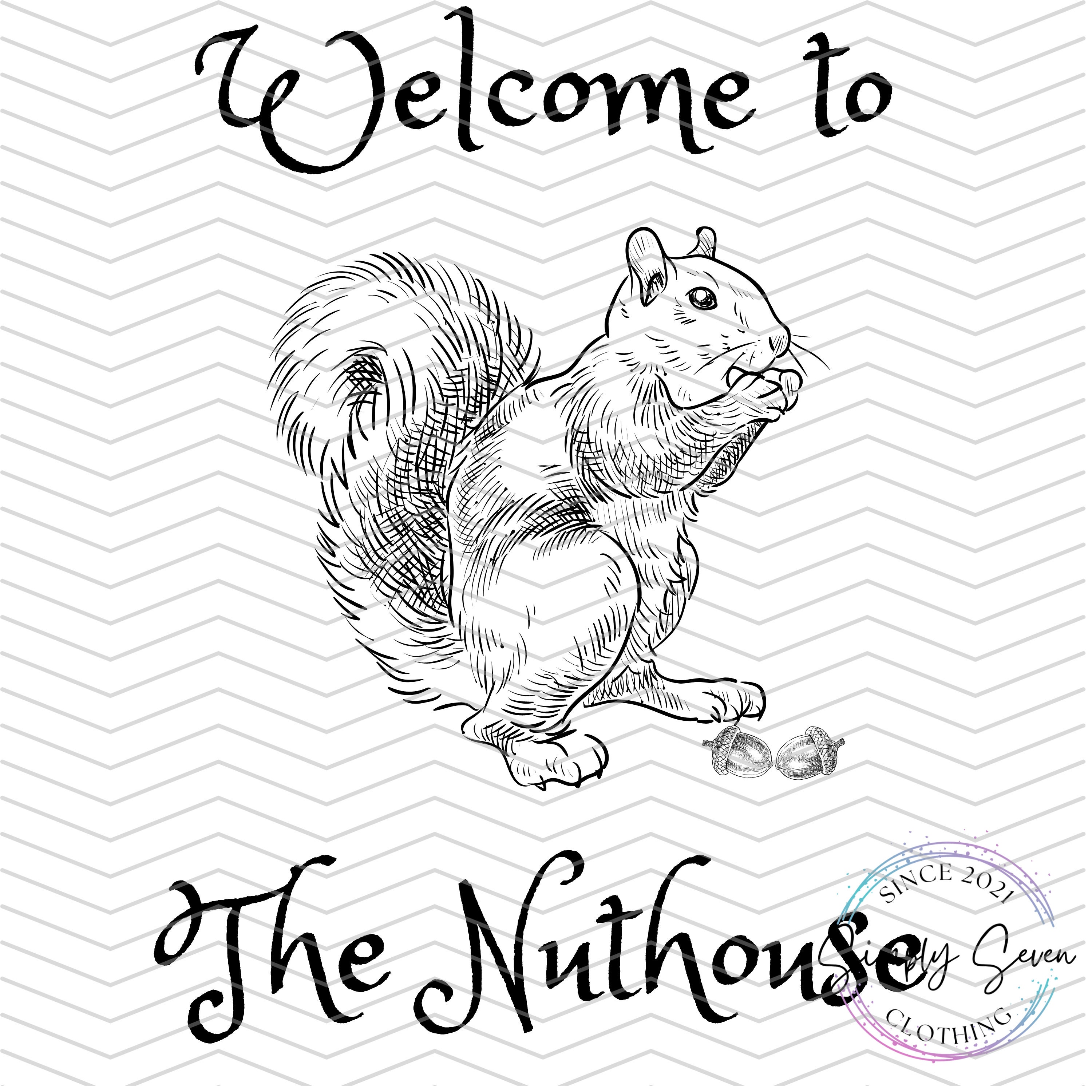 Welcome Squirrel - Etsy
