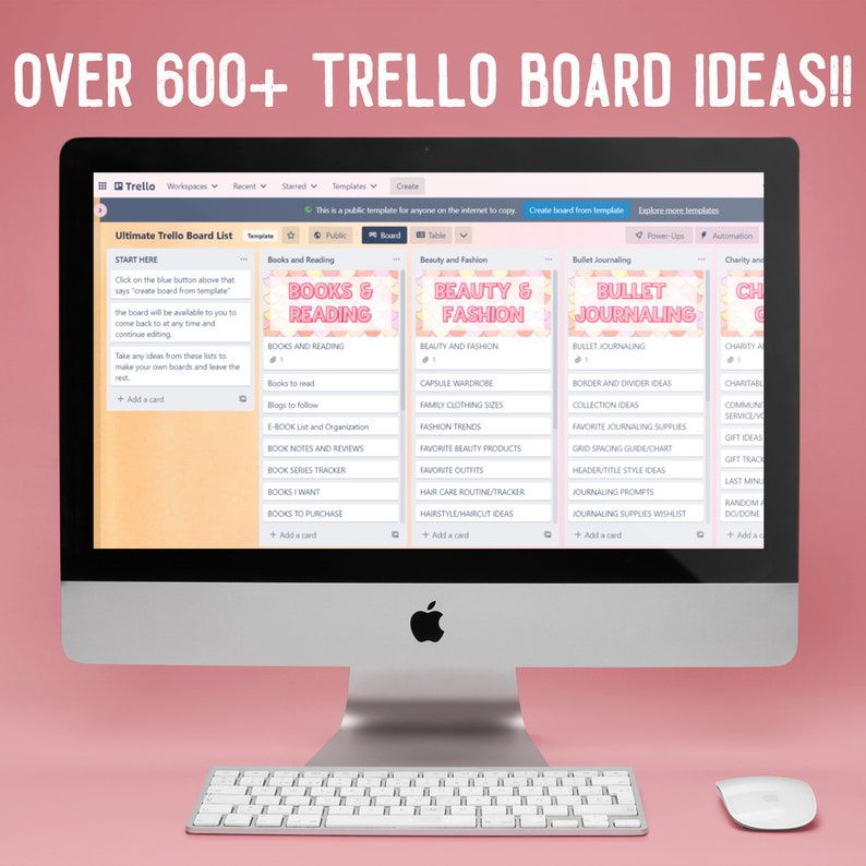 Ultimate Trello Board Ideas List Template Trello Board Template Trello ...