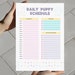 Printable Daily Puppy Schedule PDF Printable Dog Schedule Pet Schedule ...