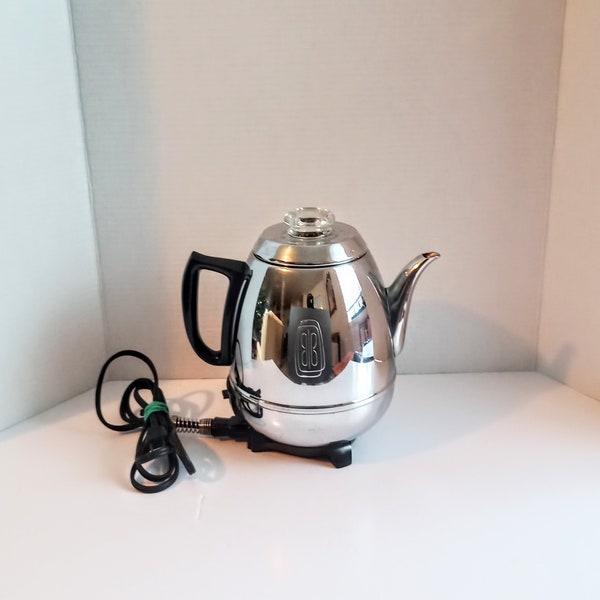 Electric Vintage Coffee Percolator - Etsy