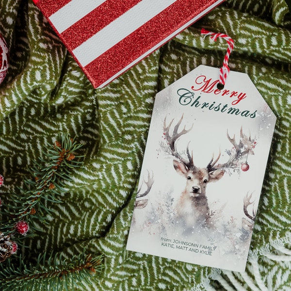 Christmas Deer - Etsy