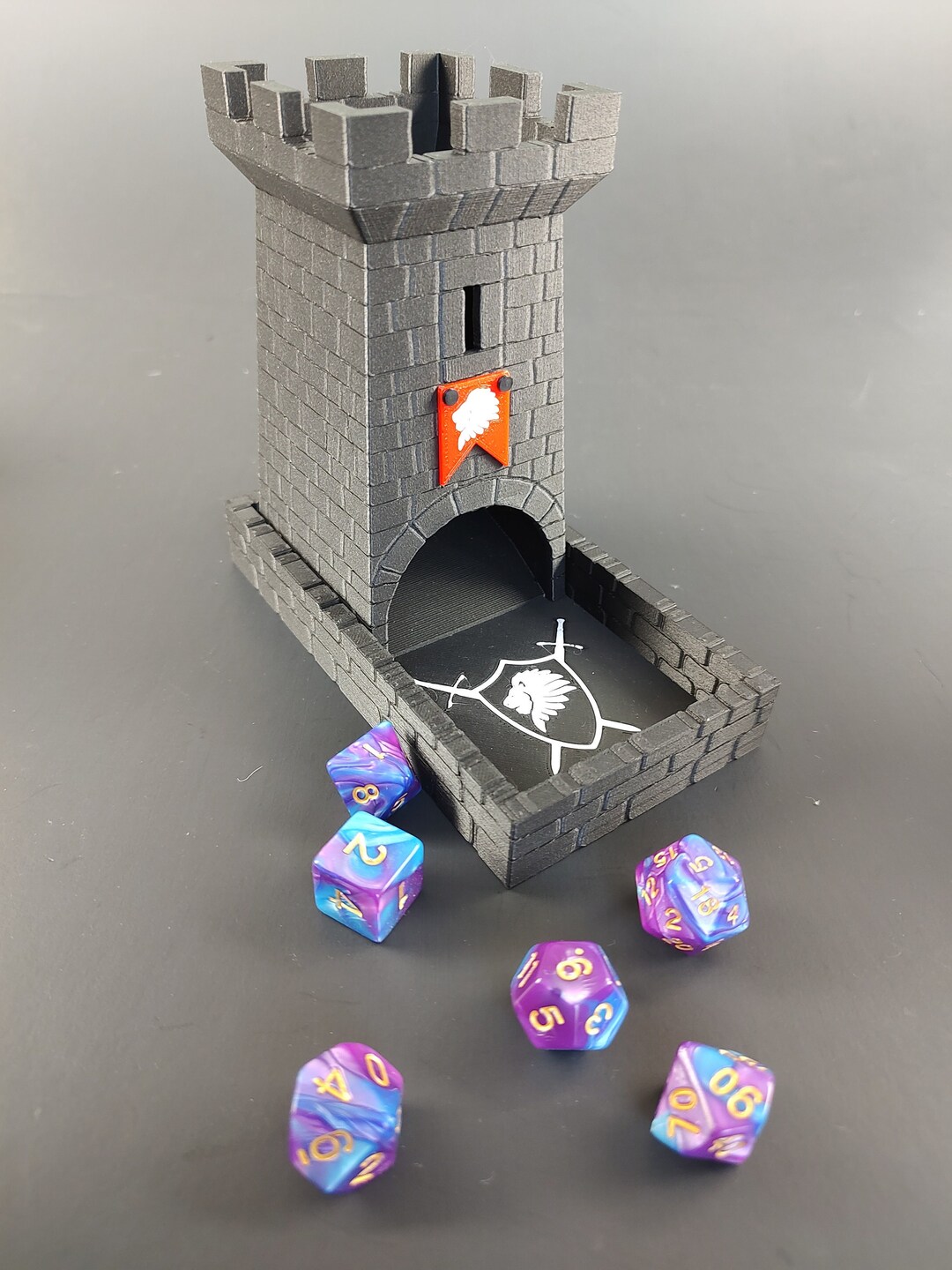 Dice Tower | Roll-aid Dice Tower | Dungeons and Dragons | 3d-printed ...