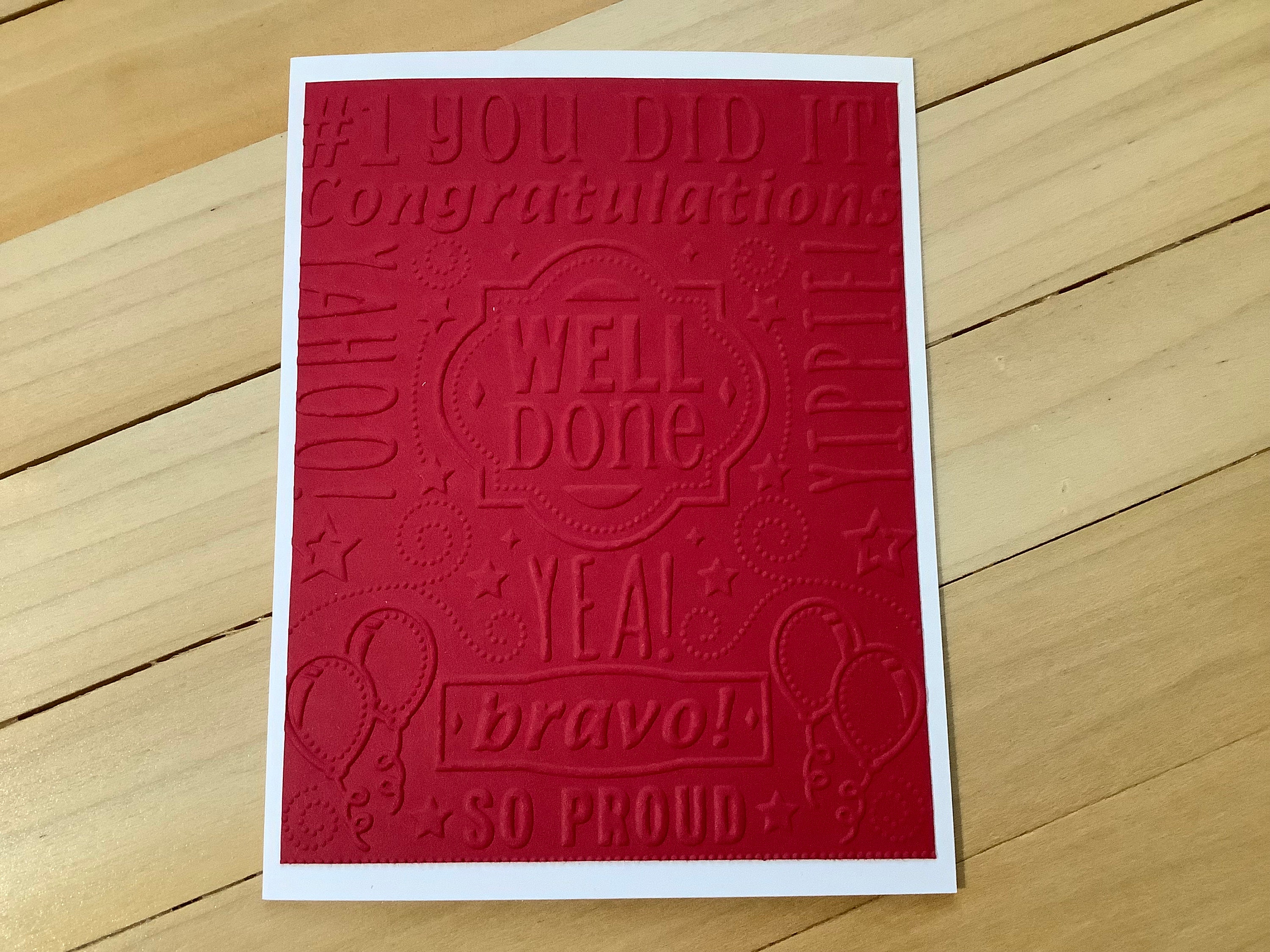 Embossed Graduation Cards, Graduation Cards, Assorted School Colors ...
